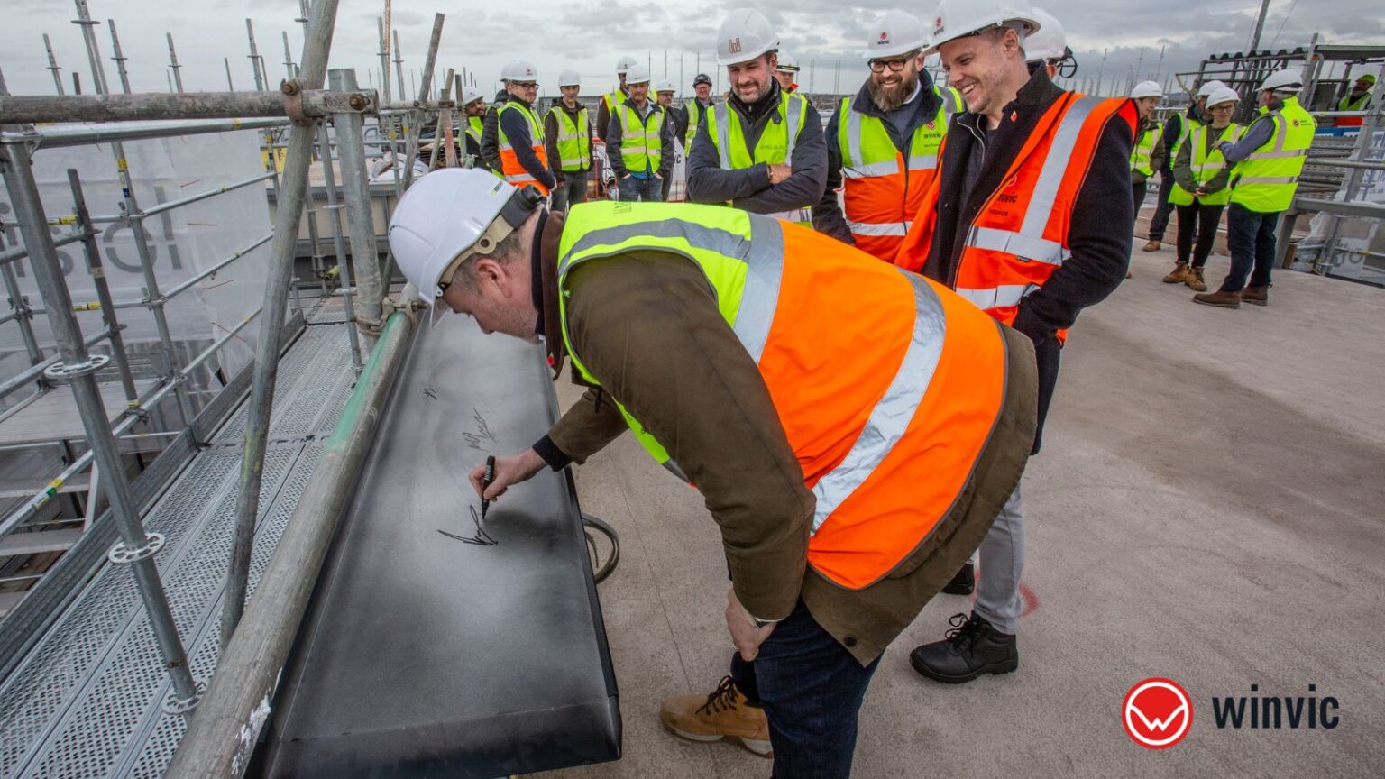 Topping Out Celebrated at 360 Bristol! - Safer Sphere